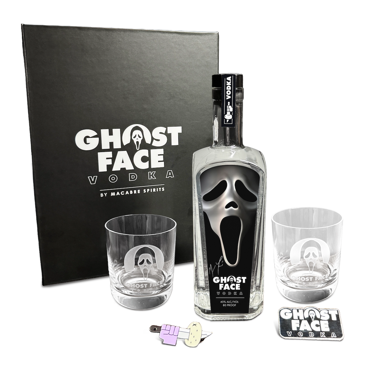 Macabre Spirits X Fun World: Ghost Face Vodka – Seelbach's