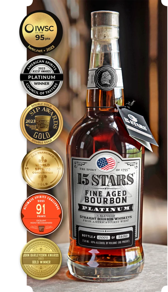 15 Stars Platinum Bourbon Whiskey – Seelbach's