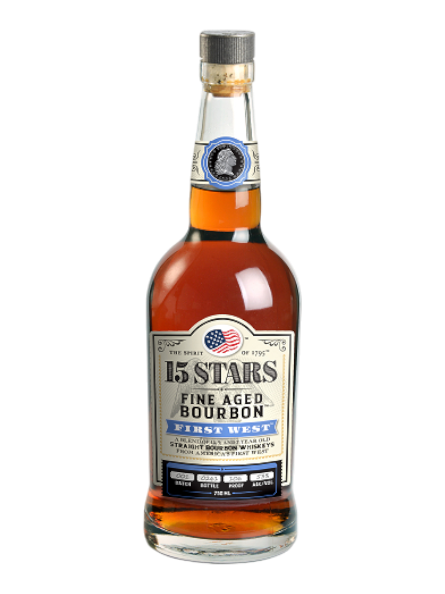15 STARS Fine Aged Bourbon First West – Seelbach's