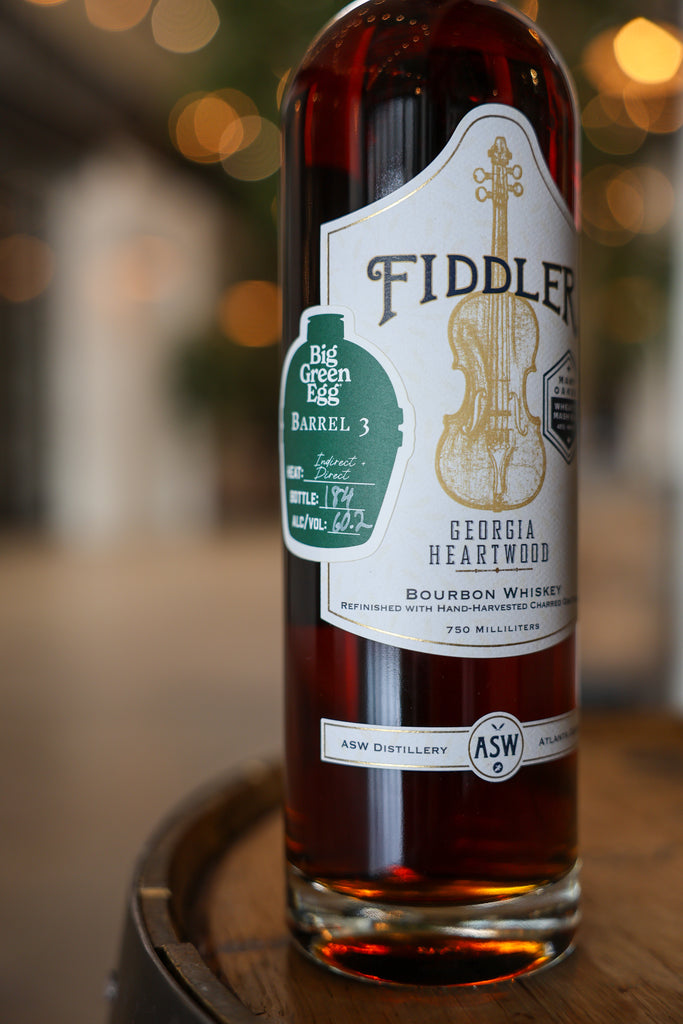 ASW Distillery Fiddler Big Green Egg Barrel #3 (Barrel Strength, ~118 ...
