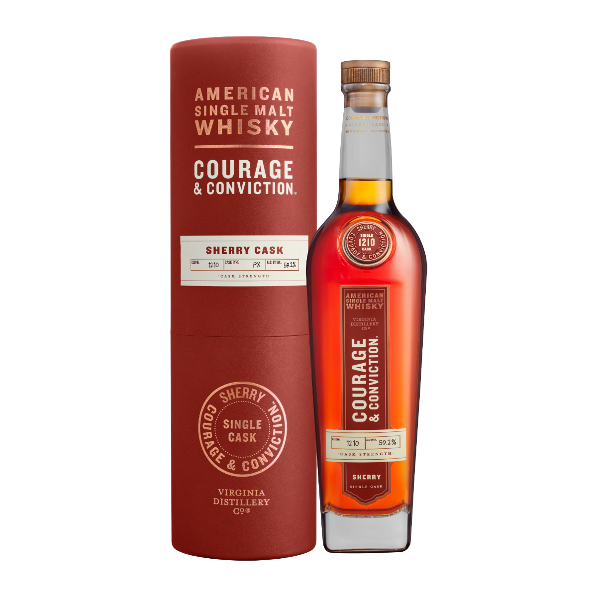 Virginia Distillery Co. Courage & Conviction PX Sherry Single Cask ...