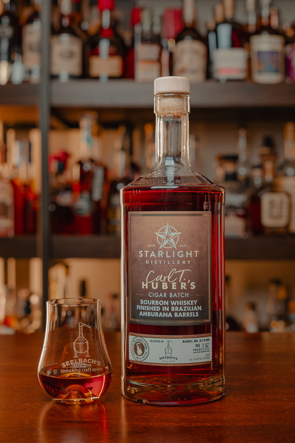 Starlight Distillery Amburana Barrel Finished Bourbon #23-2390 115 pro ...