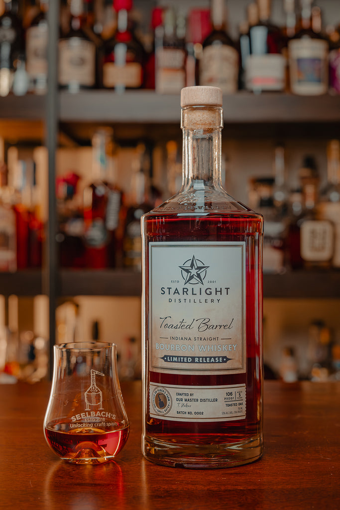 Starlight Distillery Toasted Barrel Indiana Straight Bourbon Whiskey B ...