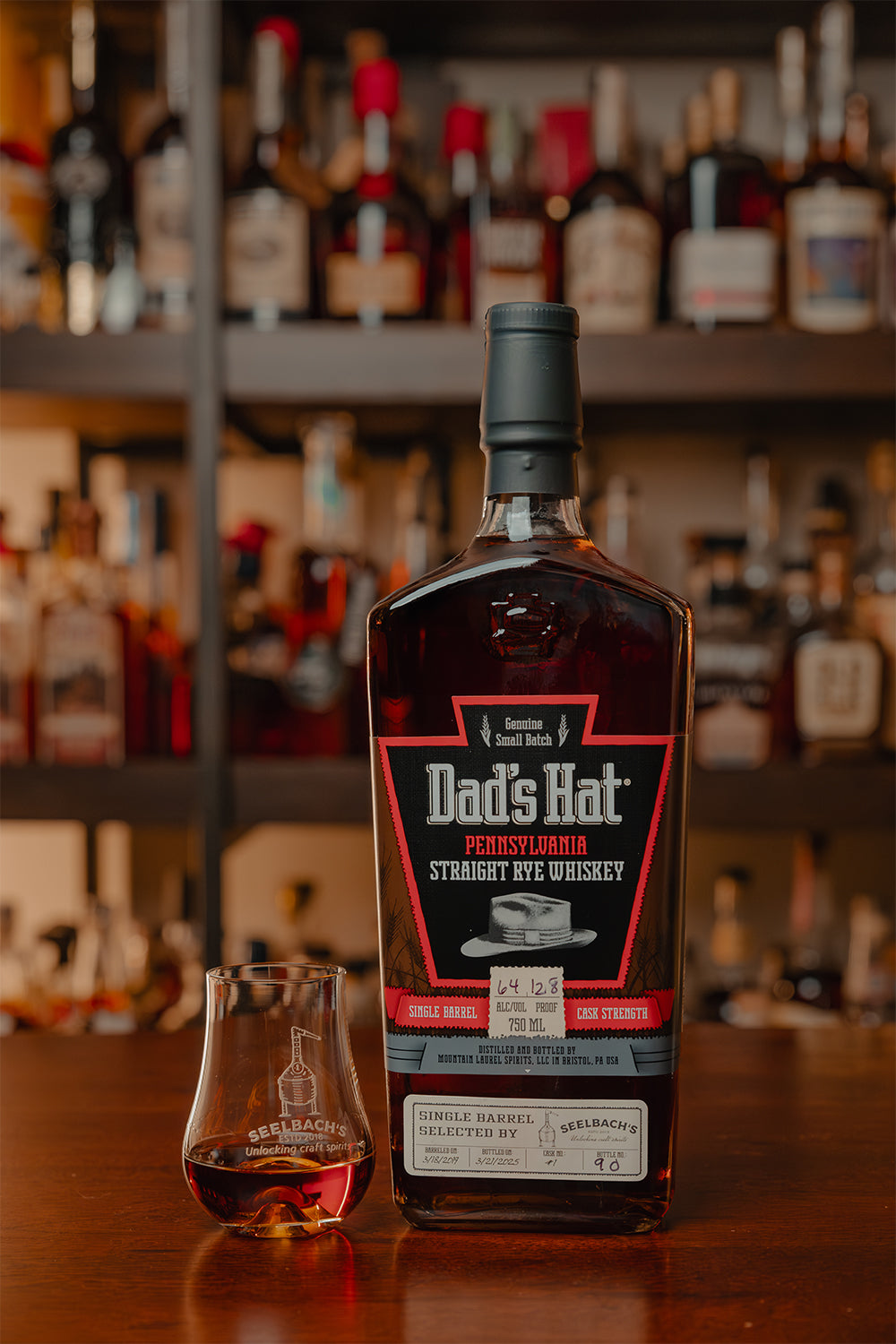 Dad's Hat Pennsylvania Single Barrel 128 Proof Cask Strength Rye #1 ...