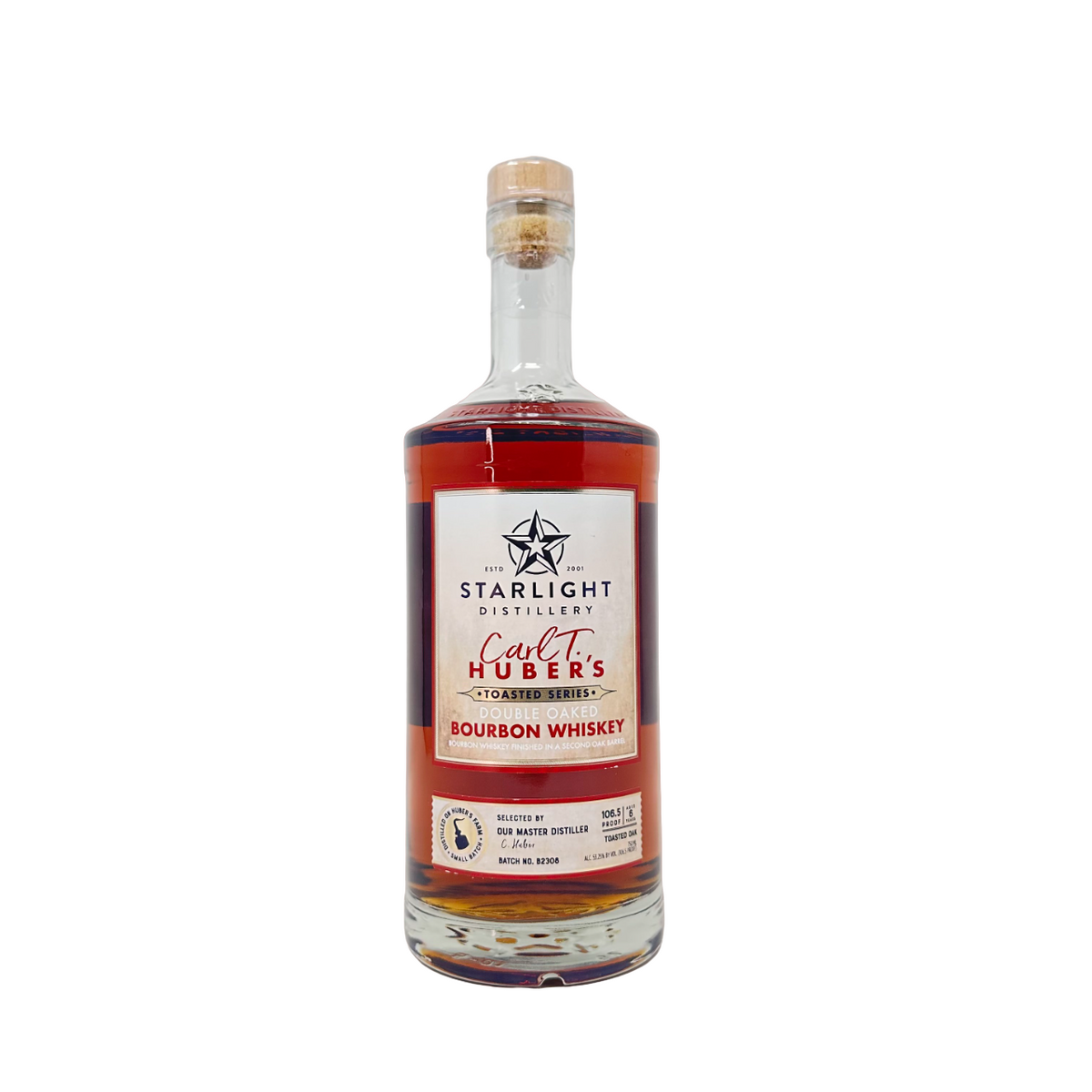 Starlight Distillery Small Batch Toasted 6-Year Double Oaked Bourbon ...