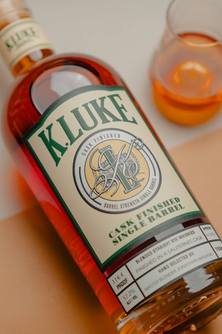 K.LUKE Whiskey Company Sauternes Cask Finished Single Barrel Rye ...