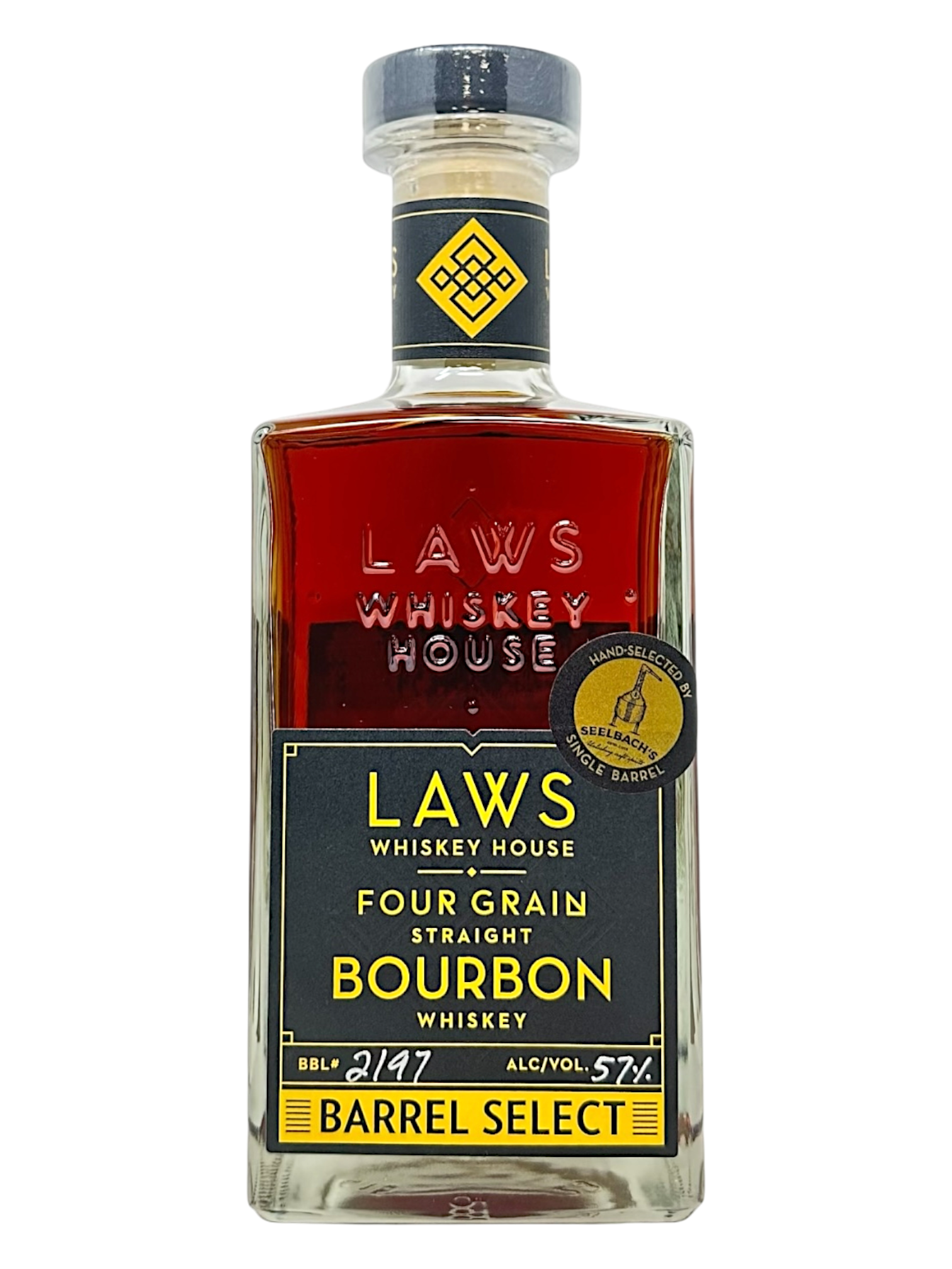 Laws Whiskey House Single Barrel Cask Strength Bourbon #2197 Selected ...