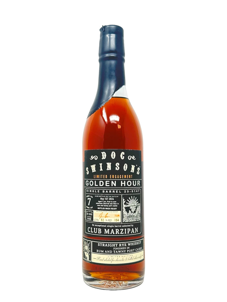 Doc Swinson's Single Barrel "Golden Hour" Rye #23-0147 104 proof - Sel ...