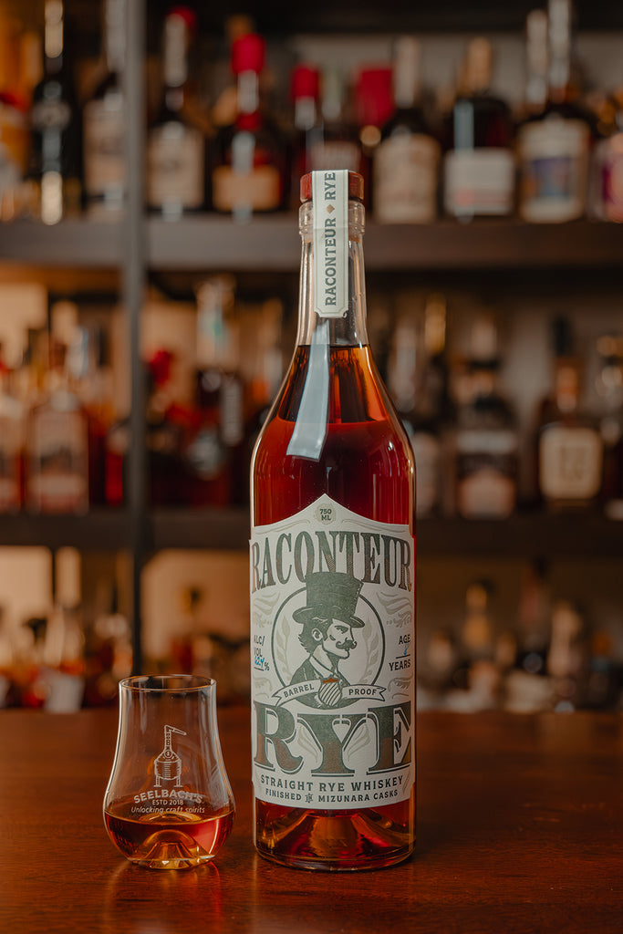 Raconteur 8-year Single barrel 124.8 Proof Rye Whiskey x Seelbach's