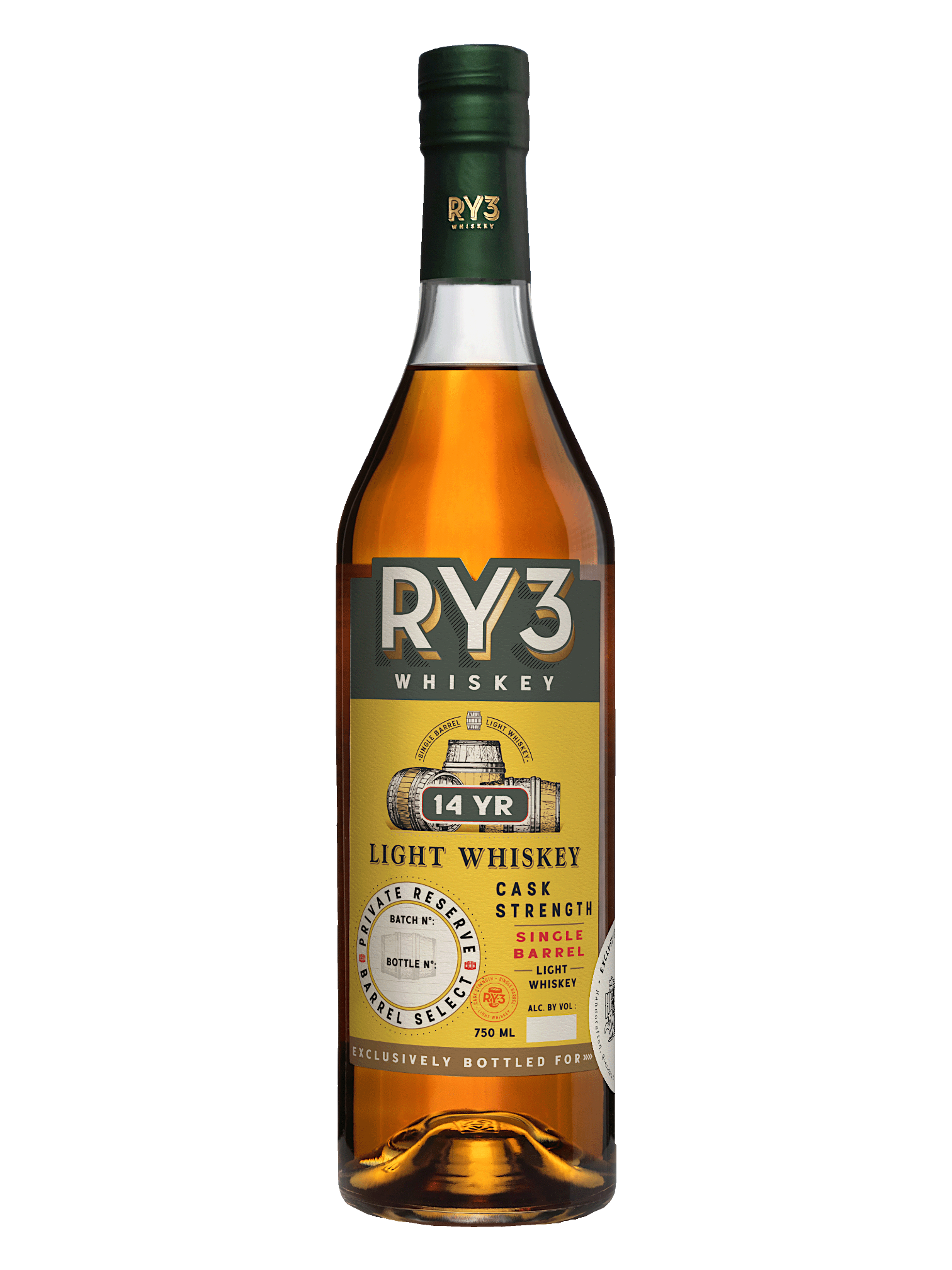 Ry3 Whiskey 14 Year Light Whiskey – Seelbach's