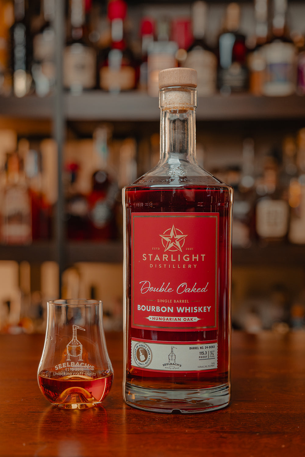 Starlight Distillery Double Oaked Bourbon #24-8083 115.3 proof - Selec ...