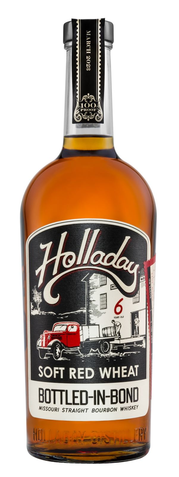 Holladay Soft Red Wheat Bottled In Bond 6 Year Old Straight Bourbon ...