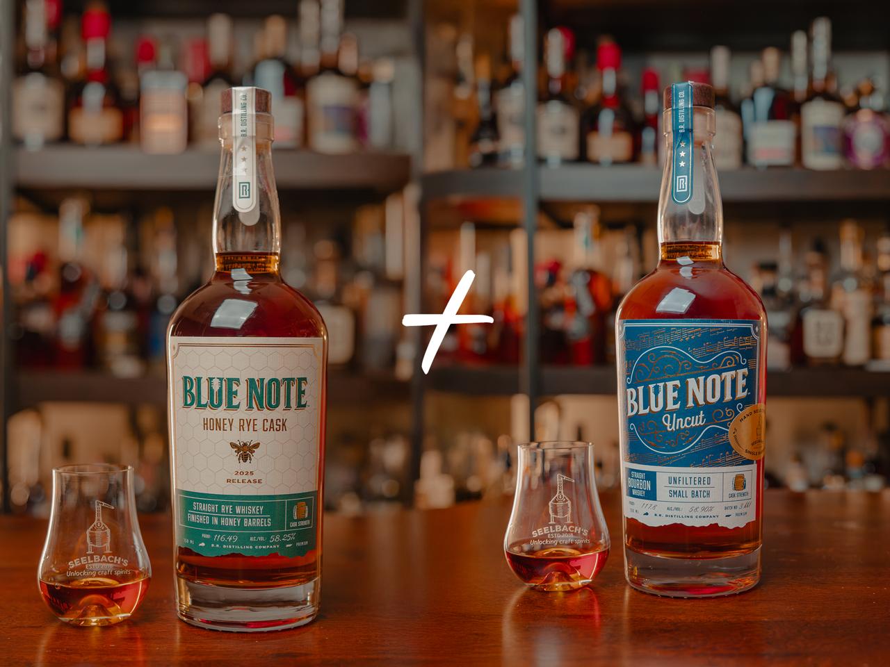 Blue Note Seelbach's 3 Barrel Bourbon Blend & 2025 Honey Rye Cask Whis
