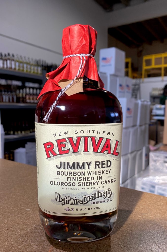 High Wire Distilling Jimmy Red Bourbon finished in Oloroso Sherry Cask ...